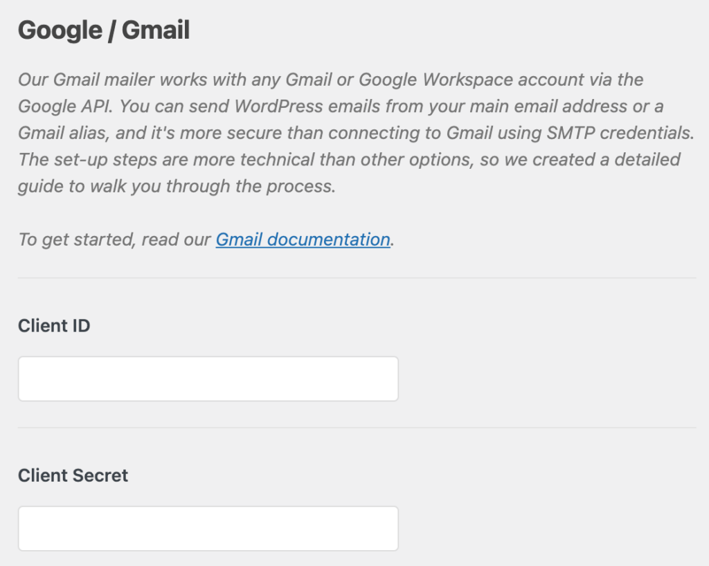 Google Workspace / Gmail - WP Mail SMTP