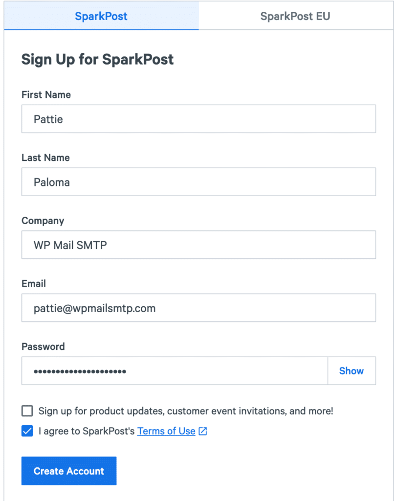 SparkPost - WP Mail SMTP