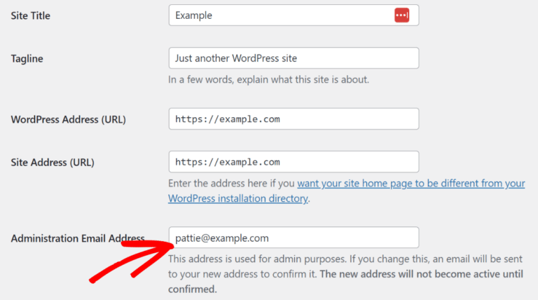 How to Change the WordPress Notification Email Address