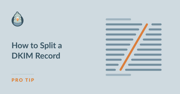 [Solved] How to Split a DKIM Record