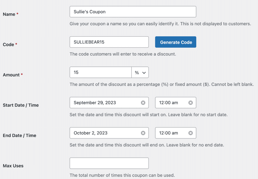 How to Add Coupon Codes in WordPress Forms