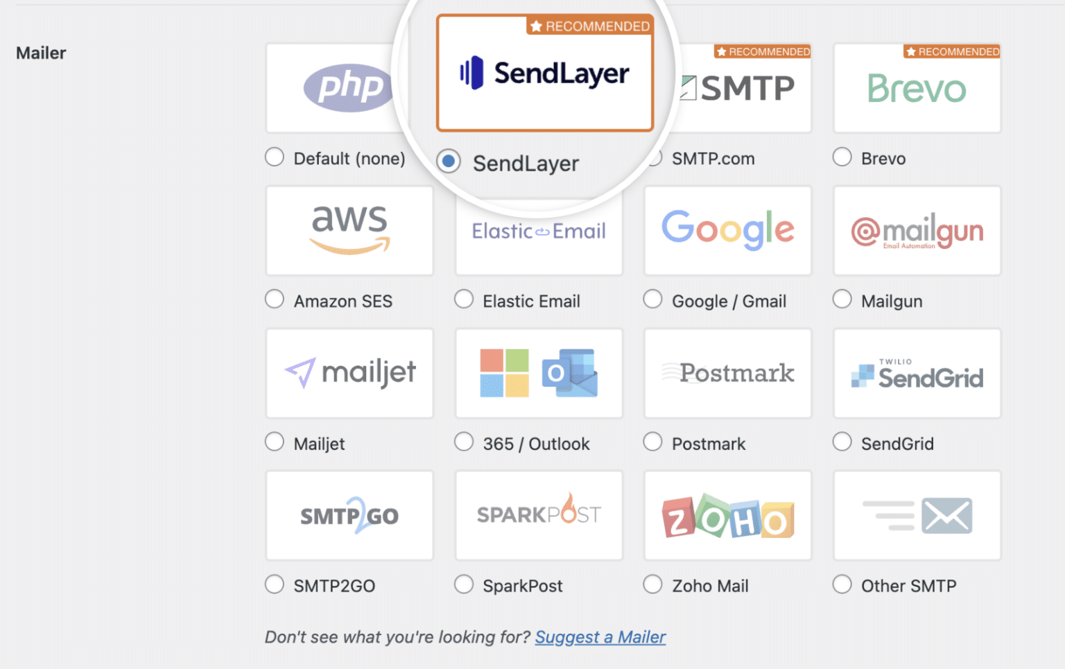 SendLayer