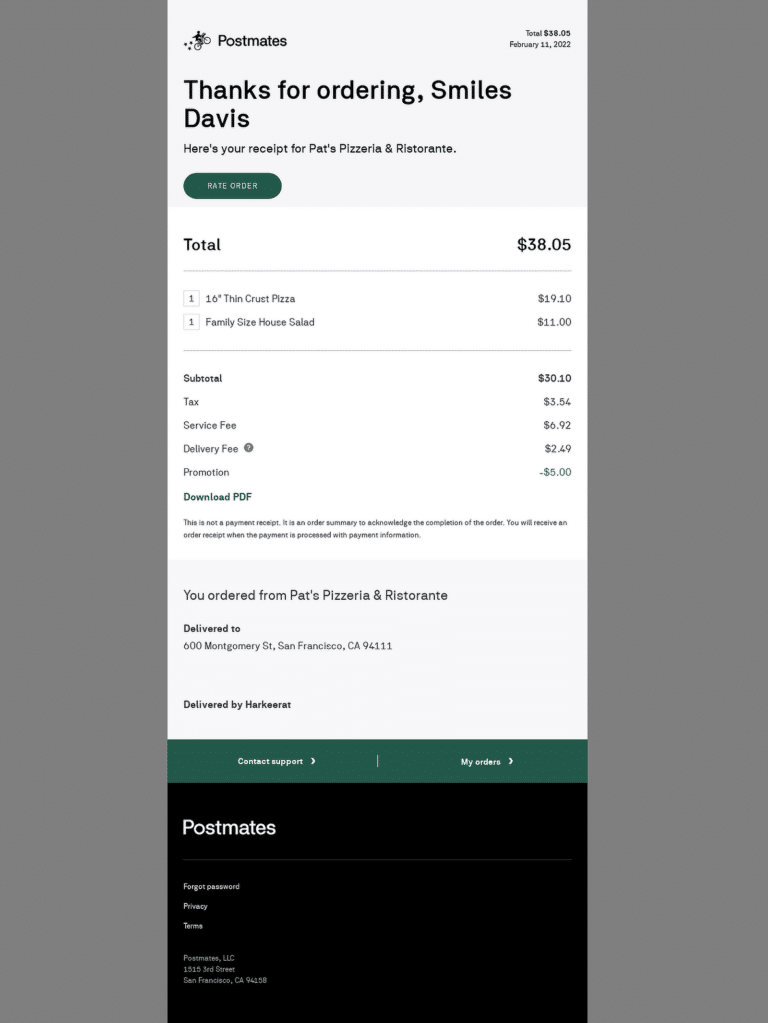 10 Order Confirmation Email Examples to Impress Customers