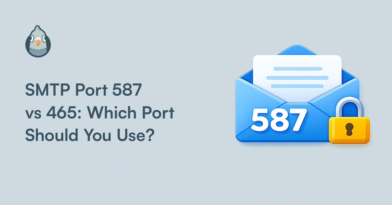Puerto SMTP 587 frente a 465: ¿qué puerto debes utilizar?